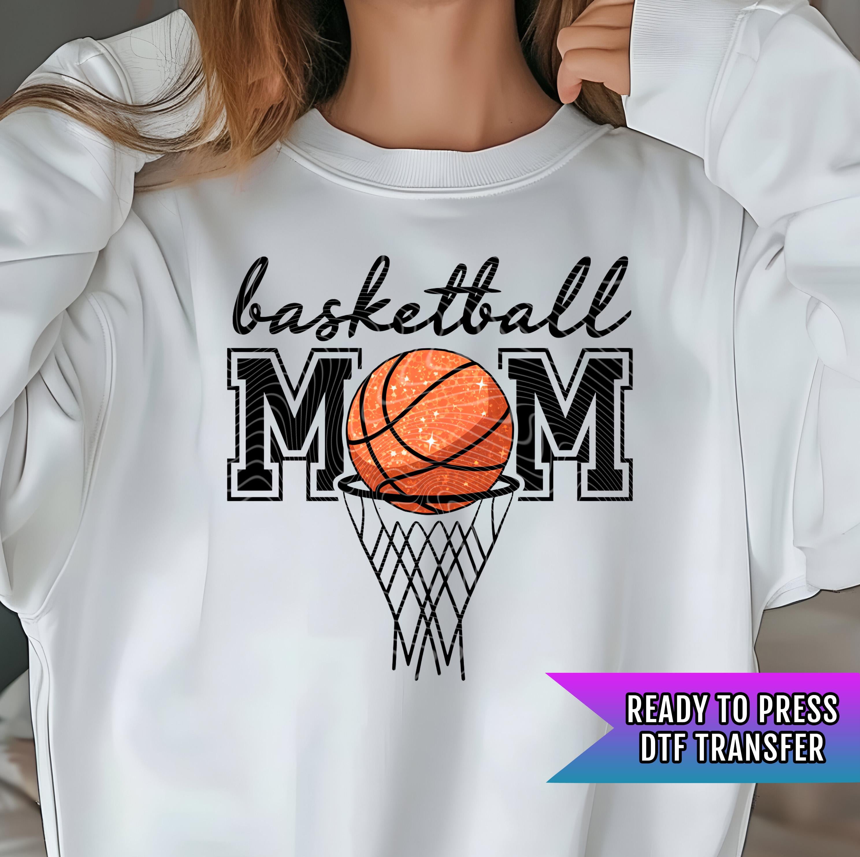 Basketball Mom DTF Transfers Ready For Press, Game Day DTF Prints, Hea ...